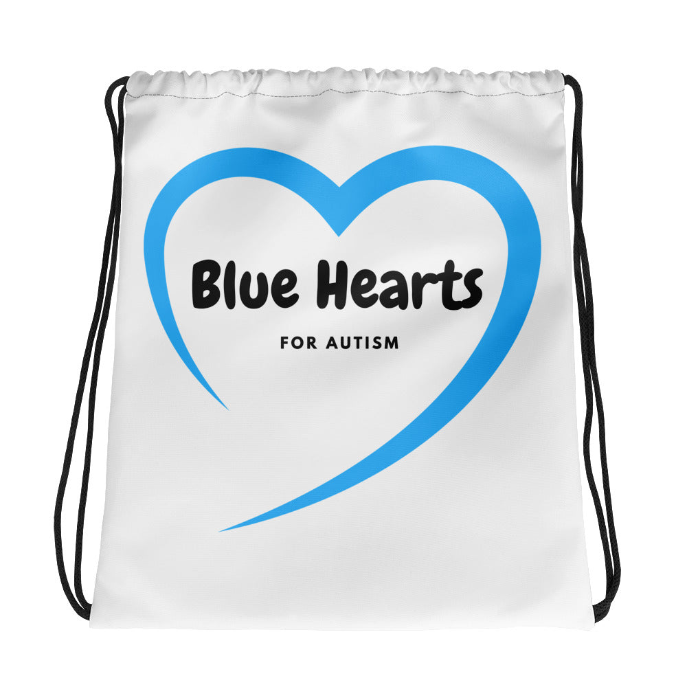 Drawstring bag – Blue Hearts For Autism